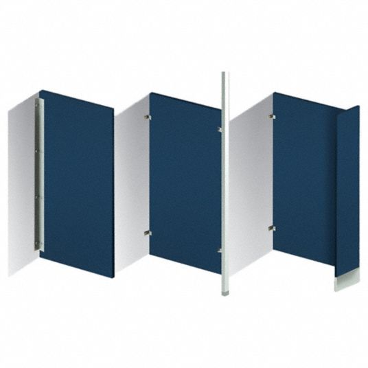 ASI GLOBAL, 48 in x 24 in x 1 in, Plastic Polymer, Urinal Screen ...