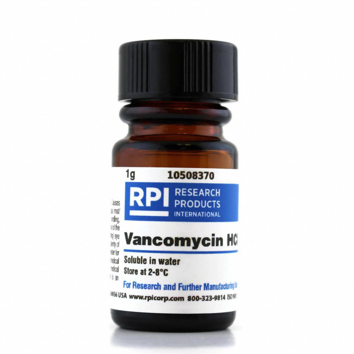 Anhydrous, 1 g, Vancomycin Hydrochloride - 30UC47|V06500-1.0 - Grainger