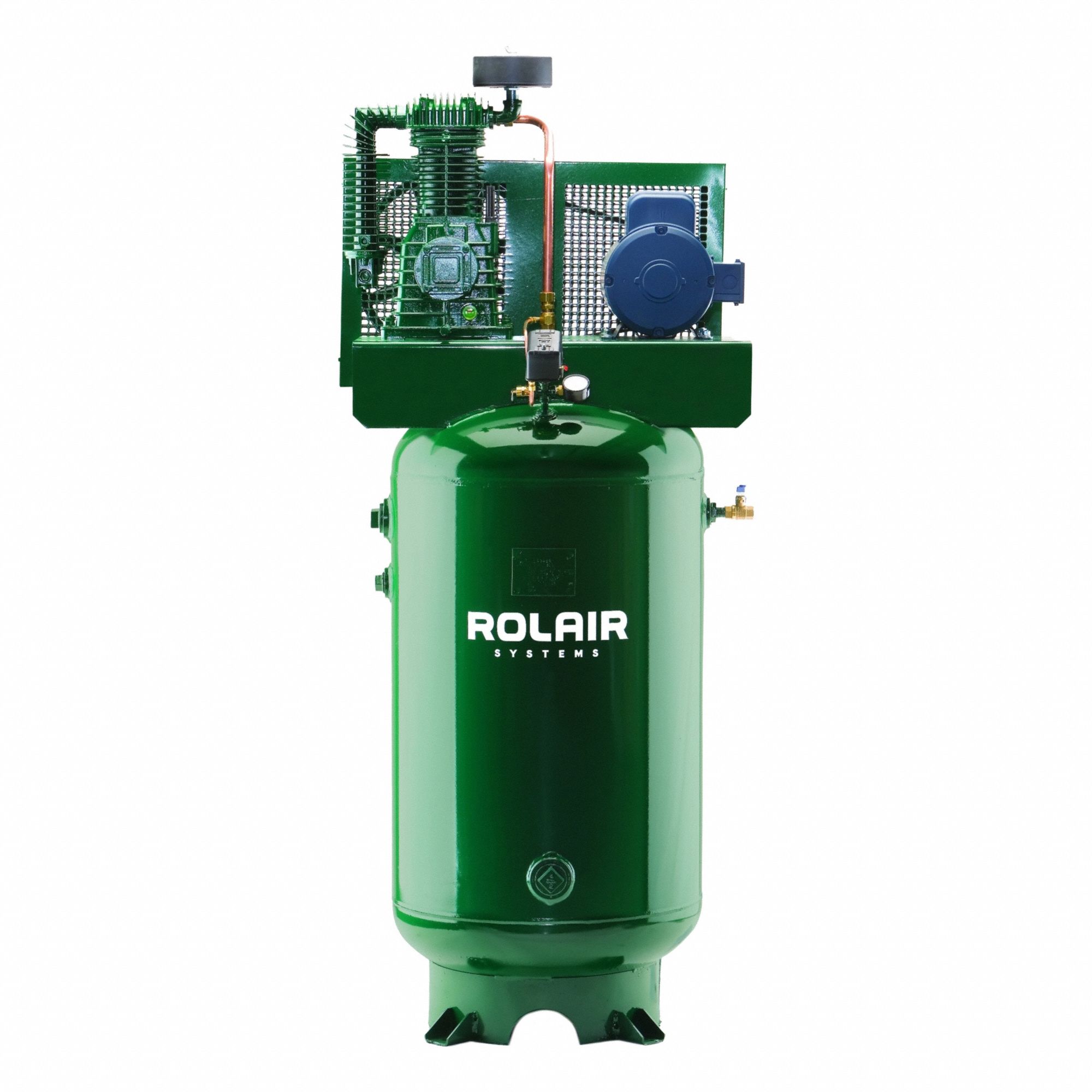 ROLAIR, 5 hp, 1 Stage, Electric Air Compressor - 832TL2|V5180K30B-19 ...