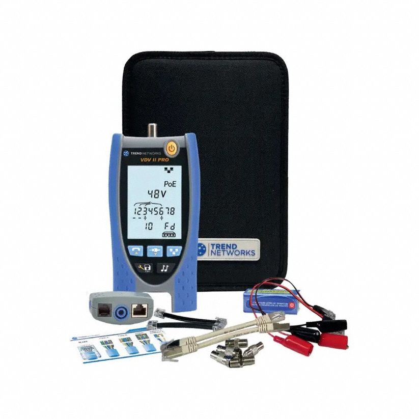 TREND NETWORKS, VDV II Pro, Base Model, Copper Cable Certifier - 832F35 ...