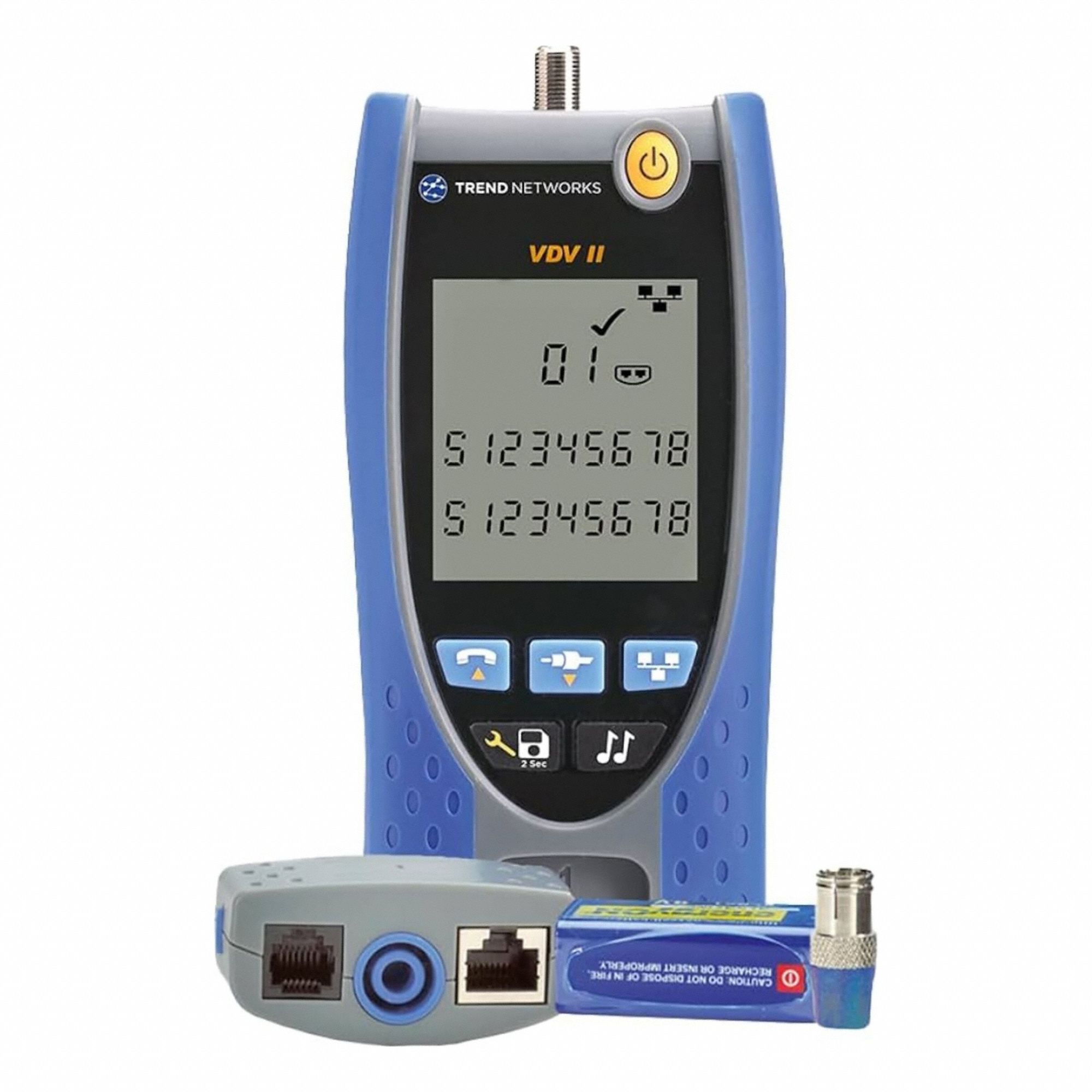 TREND NETWORKS, VDV II, Base Model, Copper Cable Certifier - 832F37 ...
