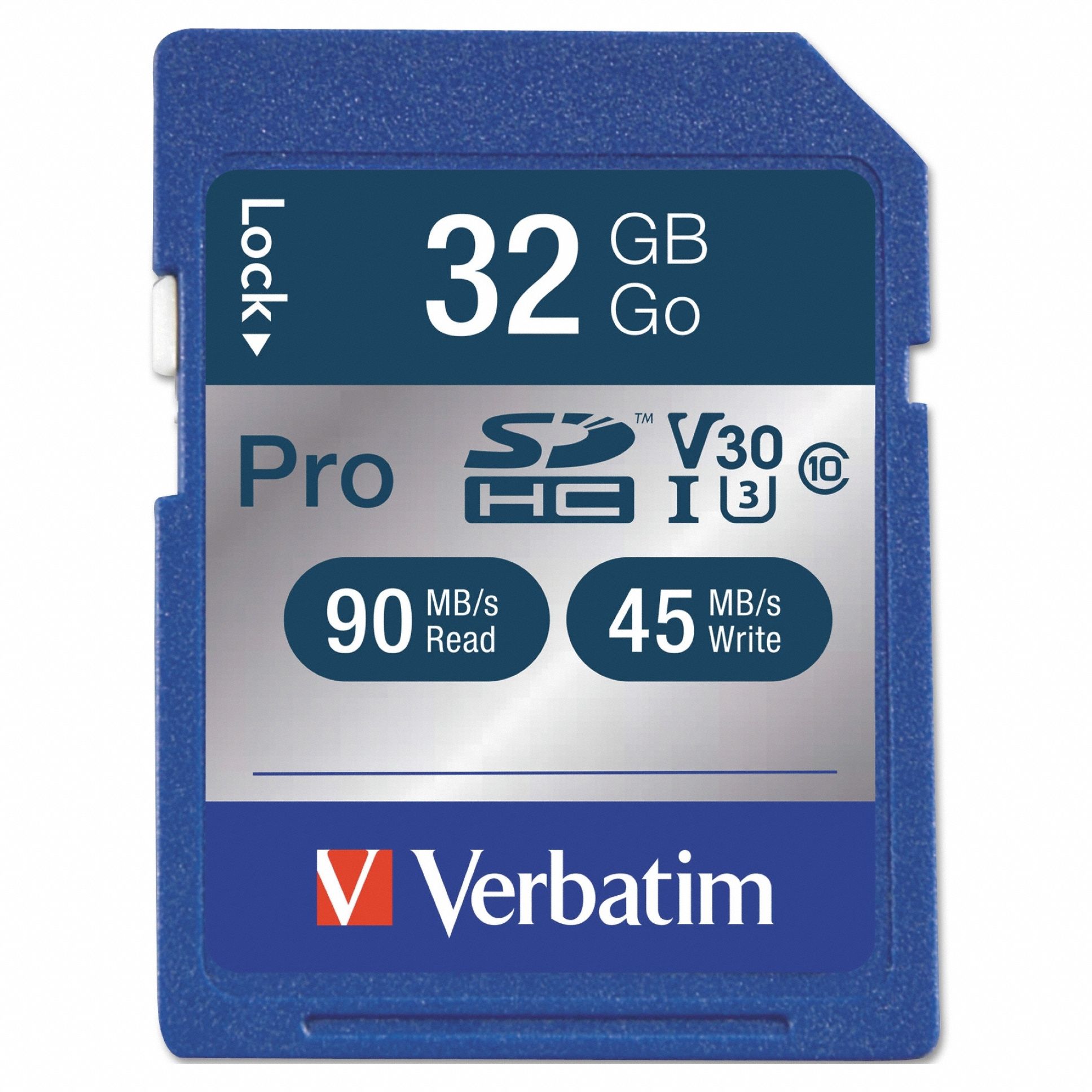 VERBATIM, 32 GB Data Storage Capacity, SDHC Memory Card - 821ZY6|98047 ...