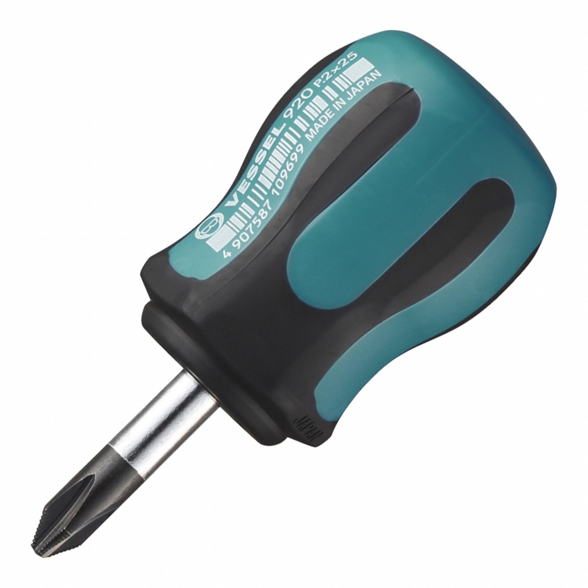 VESSEL TOOLS, 920, Stubby Lg, Screwdriver - 892FG4|920P225 - Grainger