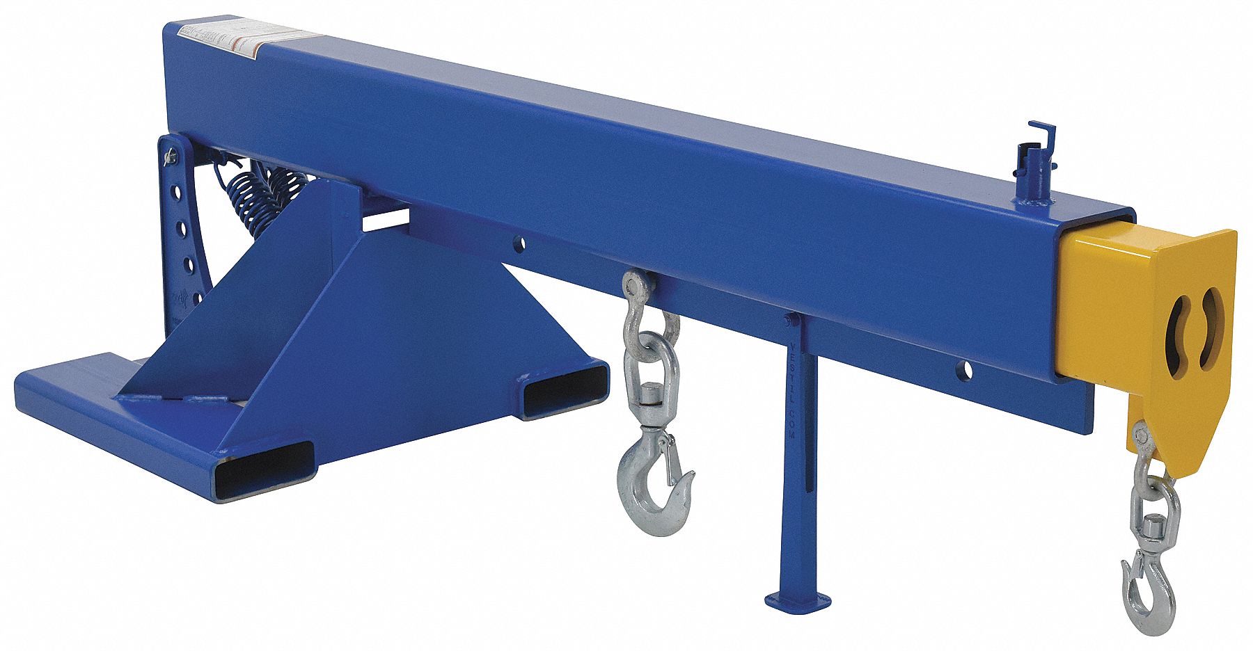 8,000 lb Max Load Capacity, 4 1/4 ft to 7 1/8 ft, Forklift Boom ...