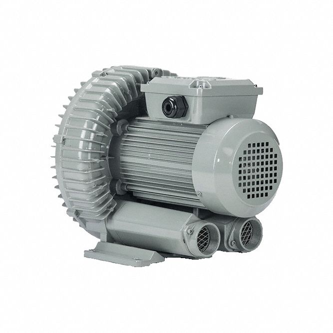 FUJI ELECTRIC, 5 hp, 175 in wc Max Op Pressure, Regenerative Blower ...