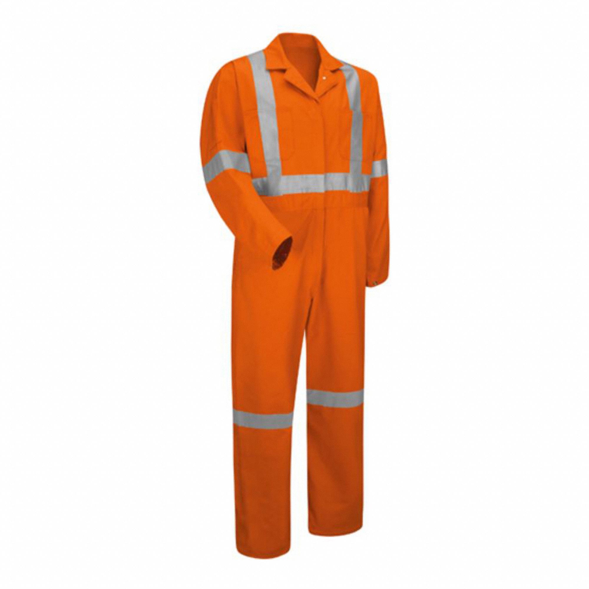 RED KAP MEN'S COVERALLS, ORANGE, SIZE 3XL, 100% COTTON, 8.5 OZ FABRIC ...