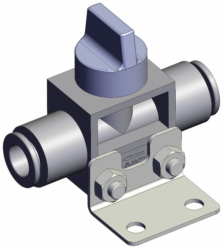 VHK Series, Knob Actuator, Finger valve - 852LW2|VHK2A-08F-08FL - Grainger