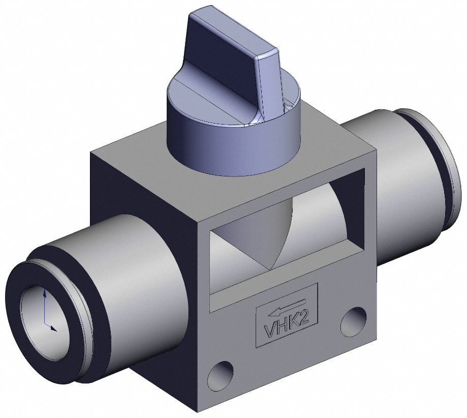 VHK Series, Knob Actuator, Finger valve - 852LW4|VHK2A-10F-10F - Grainger