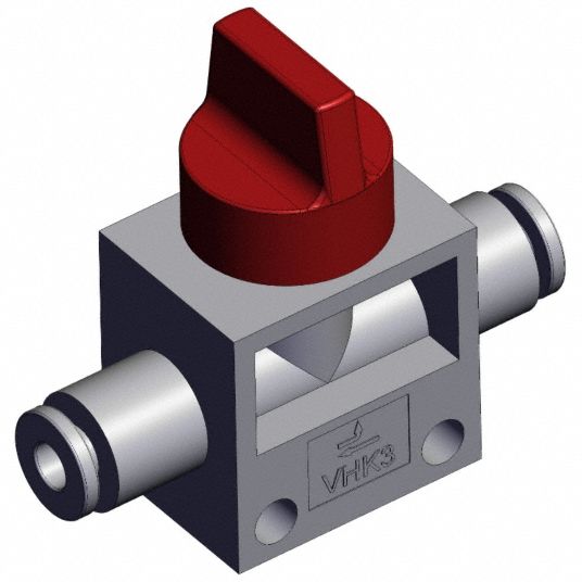 VHK Series, Knob Actuator, Finger valve - 852LW9|VHK3A-04F-04FR - Grainger