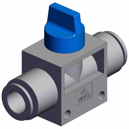 VHK Series, Knob Actuator, Finger valve - 852LY1|VHK3A-10F-10F - Grainger