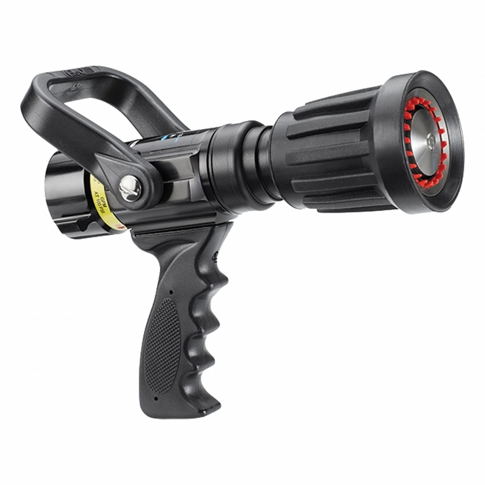 Fire Hose Nozzle,100 psi,Black - Grainger