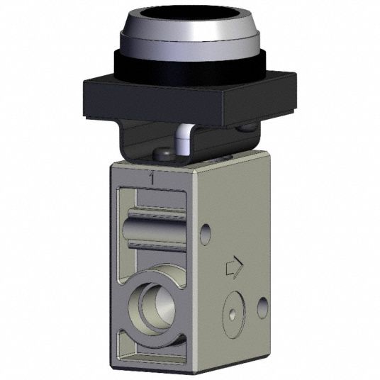 VM200 Series, Flush Button Actuator, Shuttle Valve - 852M73|VM220-N02-33A - Grainger