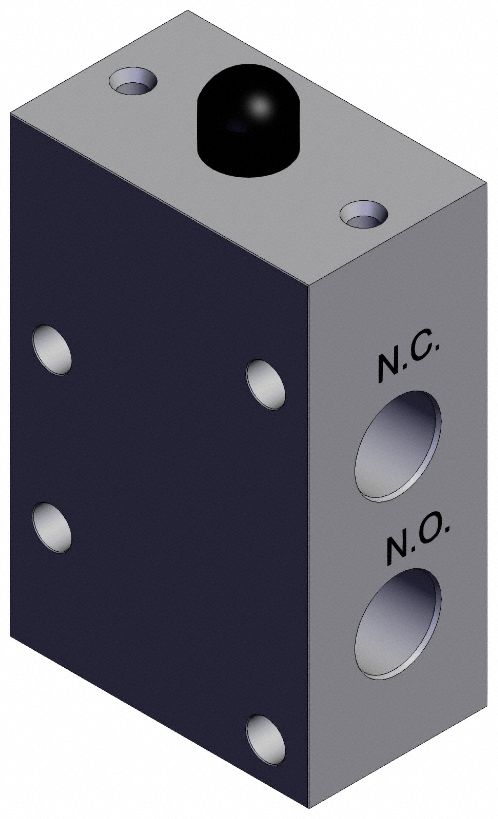 VM400 Series, Basic Plunger Actuator, Shuttle Valve - 852MA3|VM430-N01 ...