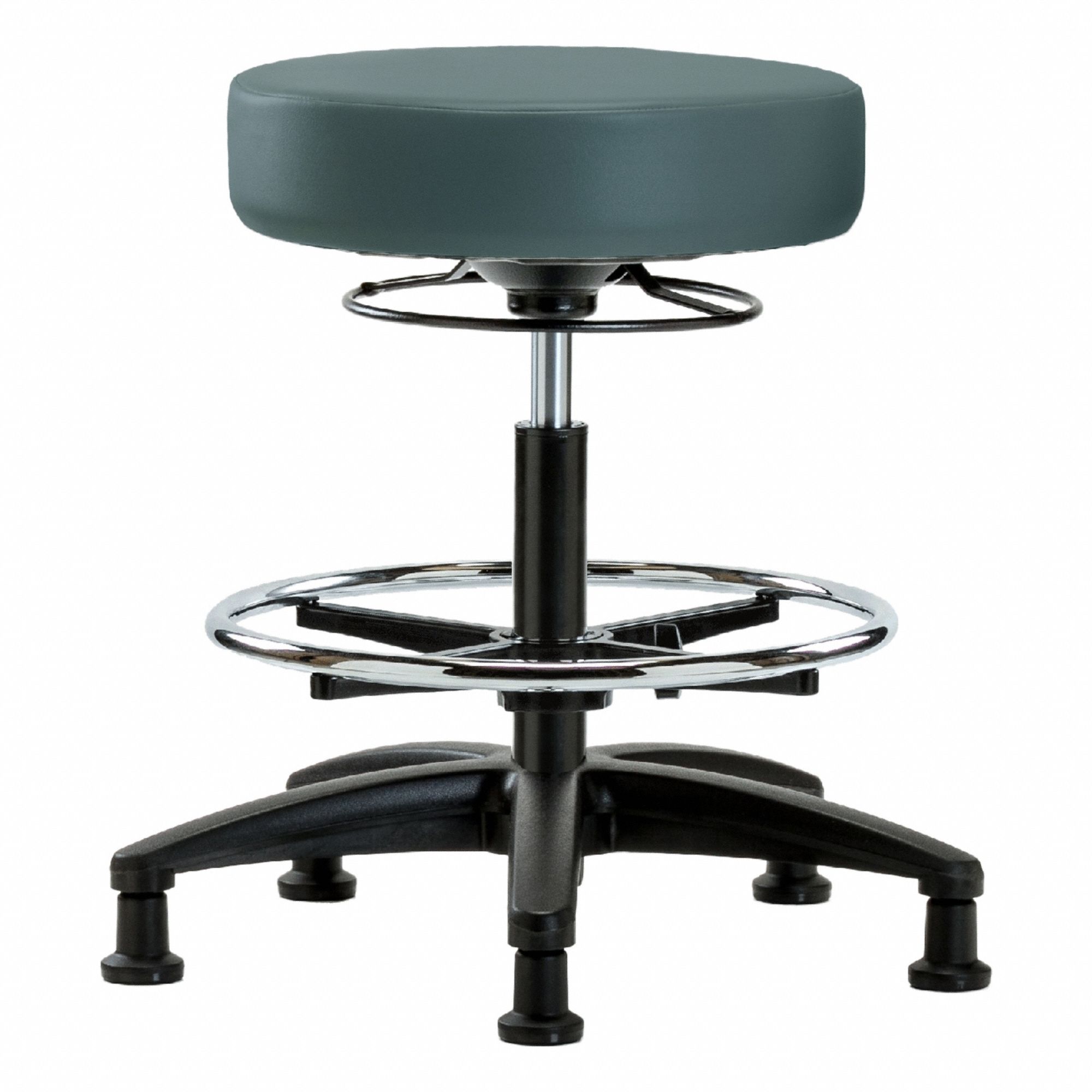 Vinyl, Ht Range 19 3/4 in to 27 3/4 in, Stool - 356G75|BR-VMBSO-RG-CF ...