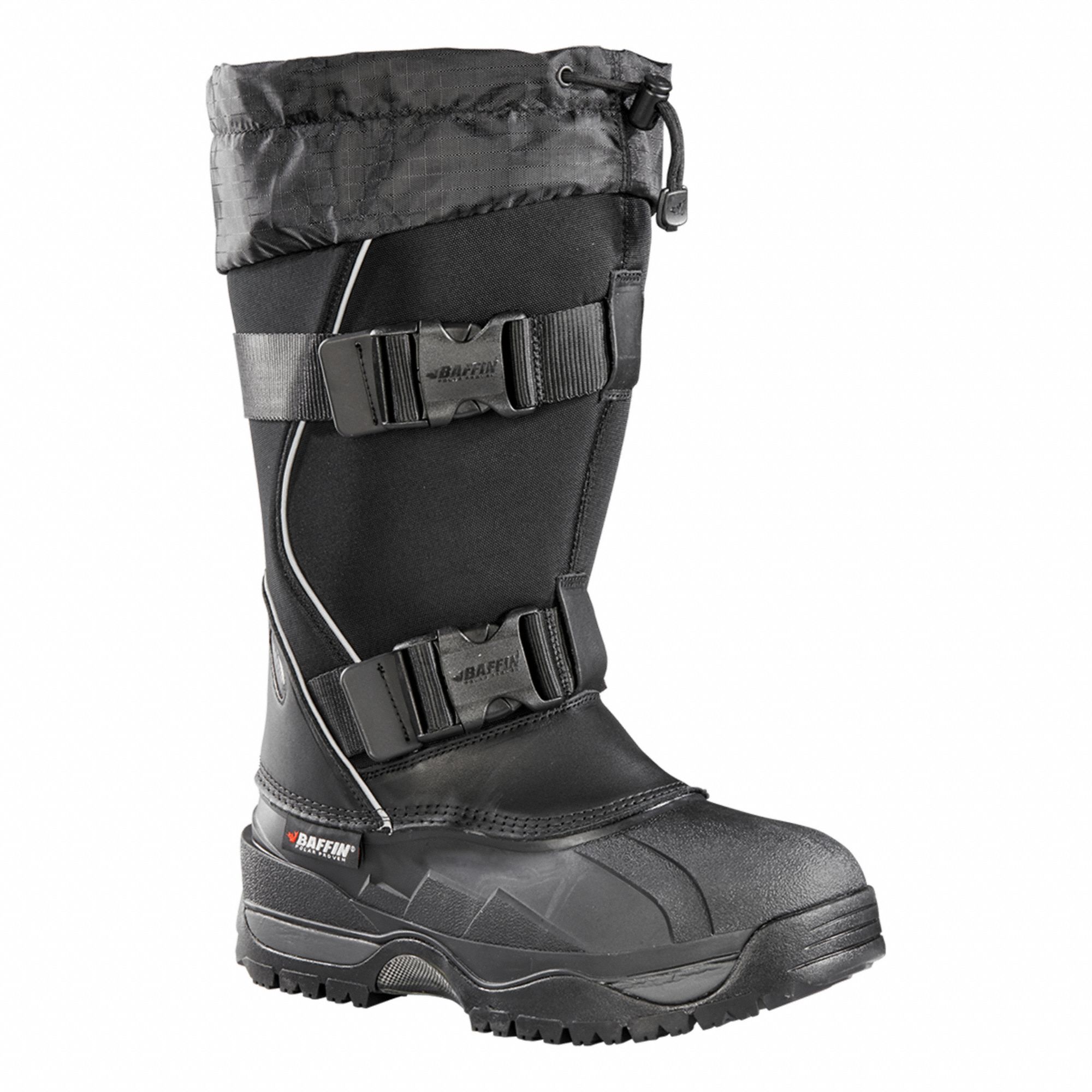 BAFFIN MEN'S BOOTS, SZ 10, NYLON/RUBBER/EVA, BLACK, 15 IN H, NON-CSA ...