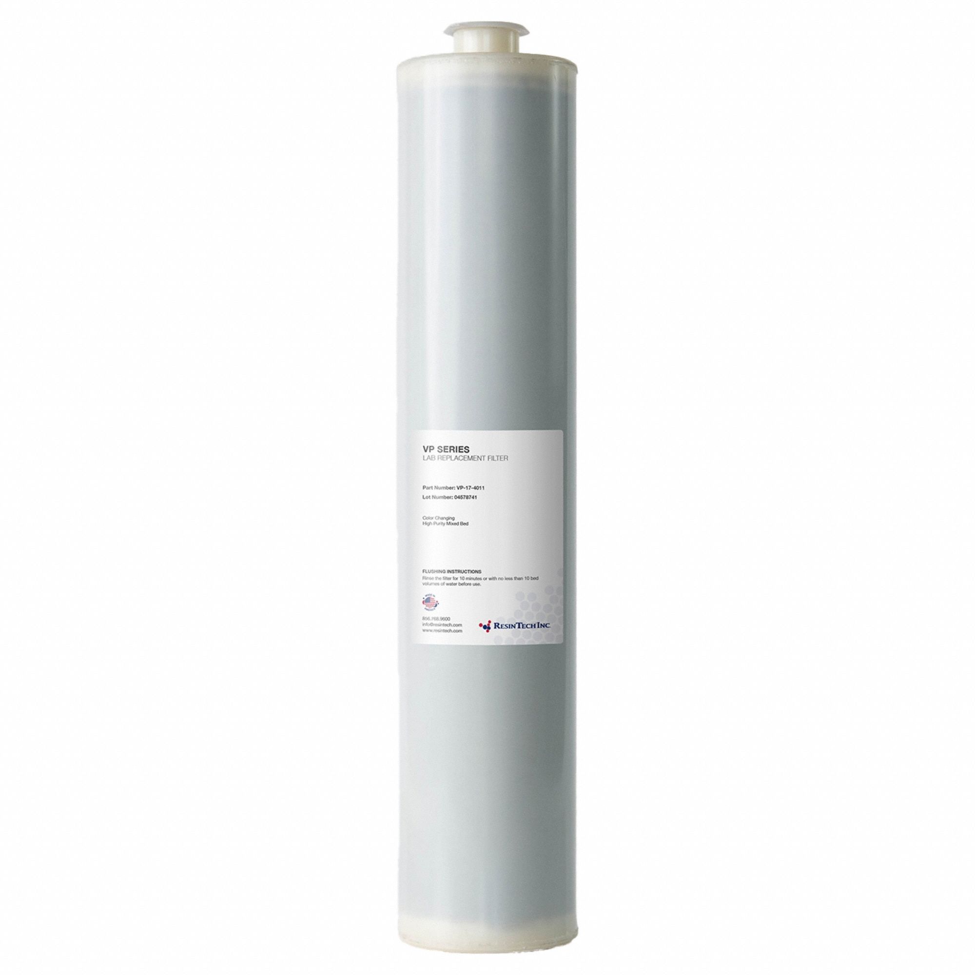 RESINTECH, Ions, 3.8 lpm Flow Rate, Oxygen Removal DI Cartridge ...