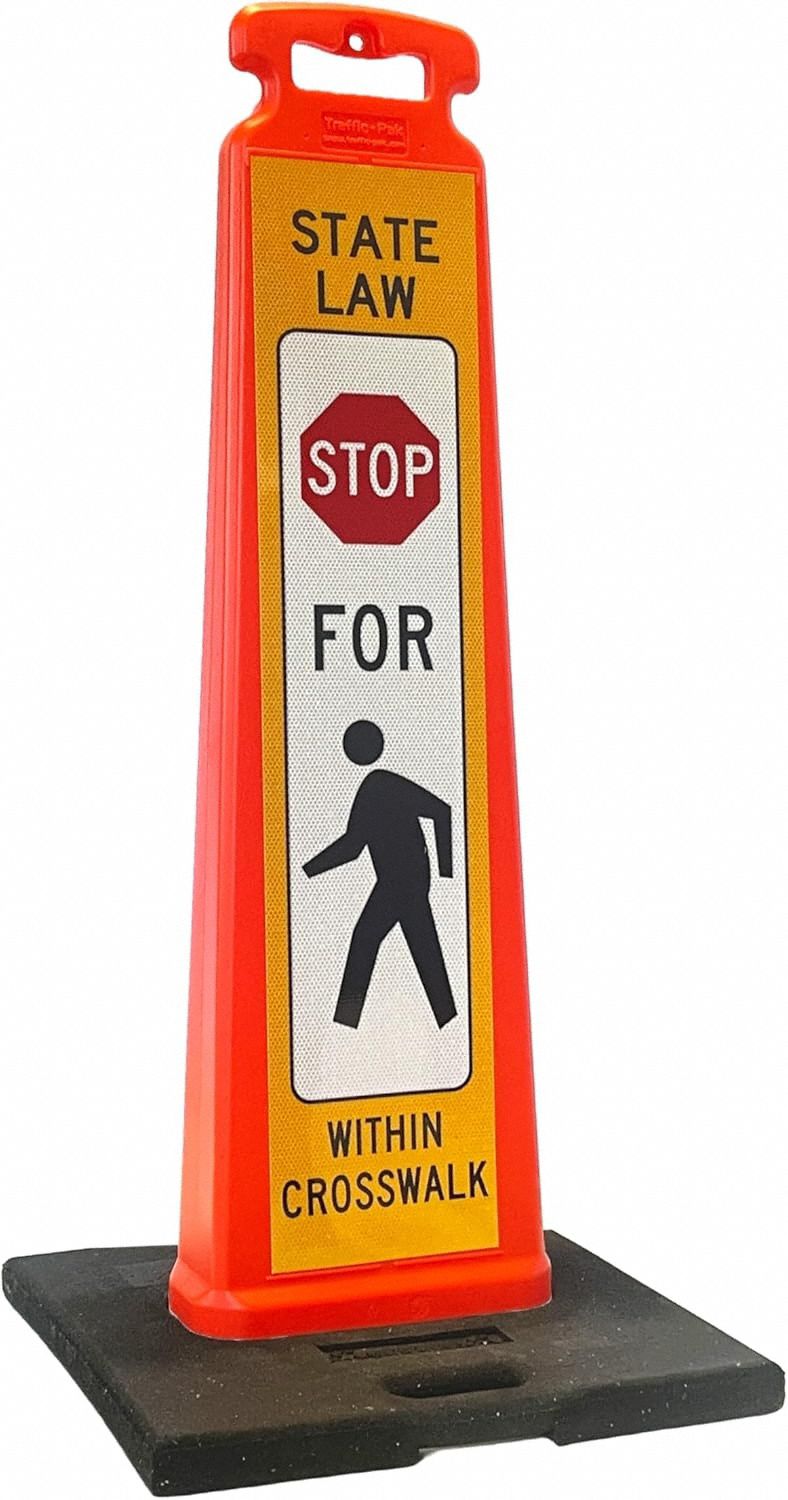 Crosswalk Sign - 404JX9|VP-4100-STOP - Grainger