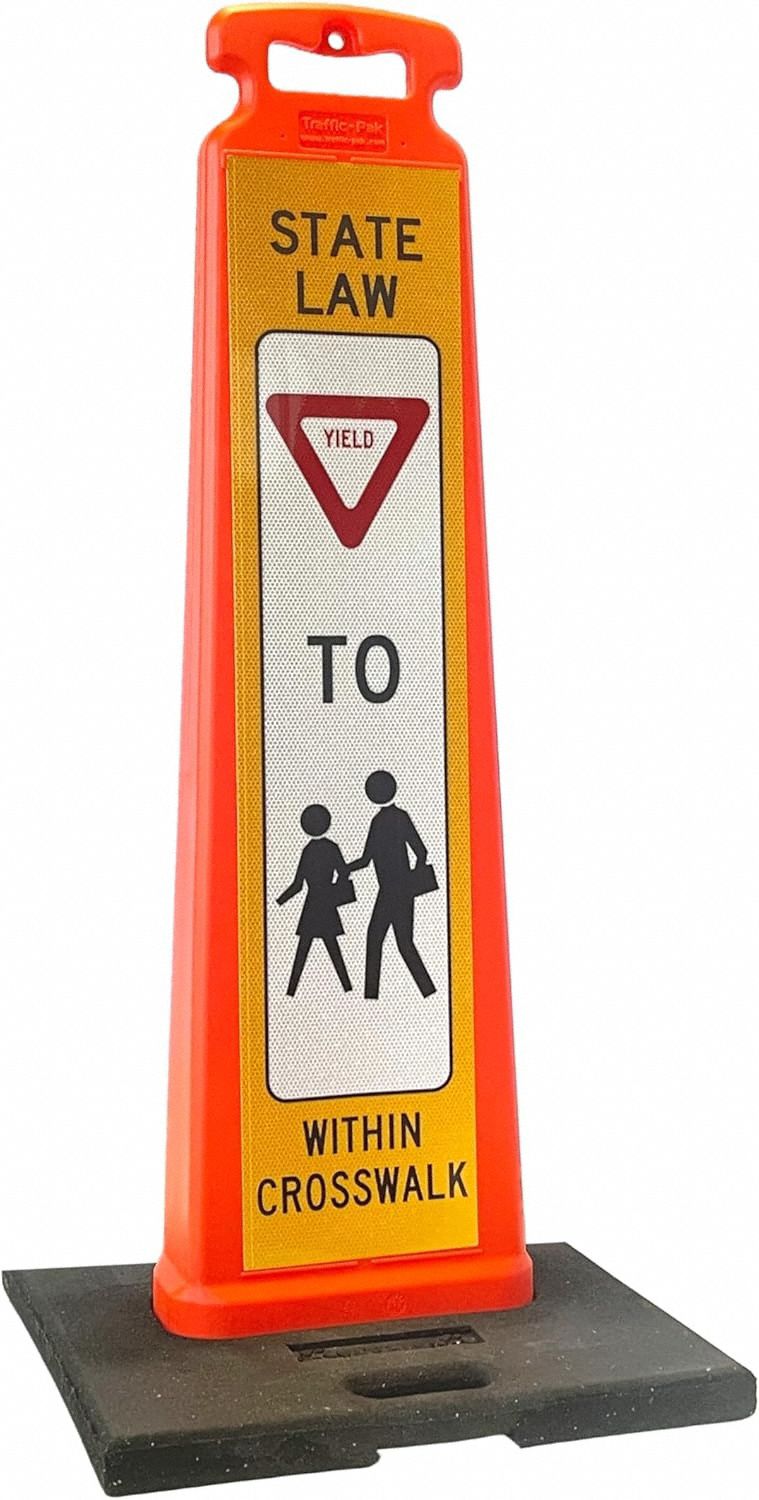 MUTCD, Engineer, Vertical Panel Kit - 404JX5|VP-4100-YIELD-SZ - Grainger
