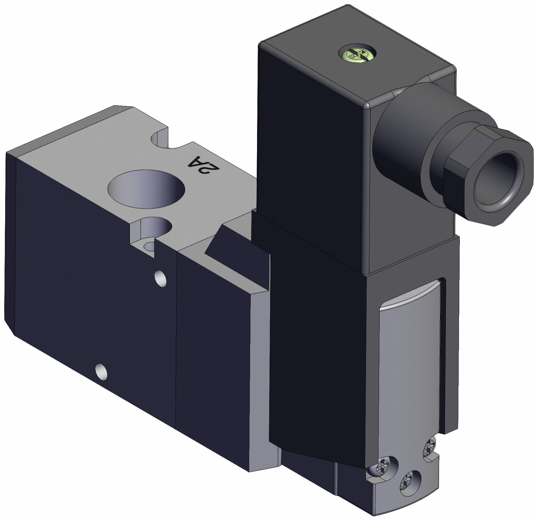 Three-Way / Two-Position, Single Solenoid, Solenoid Air Control Valve ...