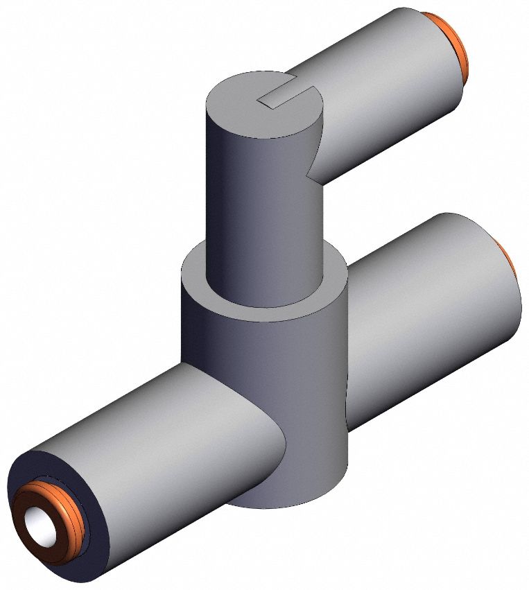 SMC, 4 mm, 0.05 MPa to 1 MPa, Shuttle Valve - 852MF2|VR1211F-04 - Grainger