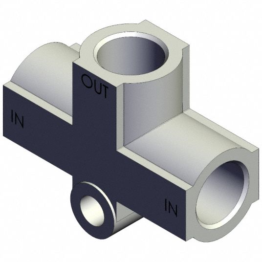 SMC, 1/4 in NPT, 0.05 MPa to 1 MPa, Shuttle Valve - 852MF9|VR1220-N02 ...