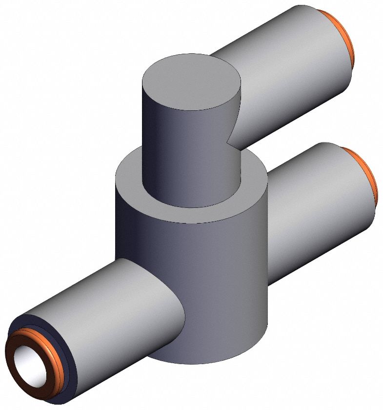 SMC, 1/4 in, 0.05 MPa to 1 MPa, Shuttle Valve - 852MF6|VR1220F-06 ...