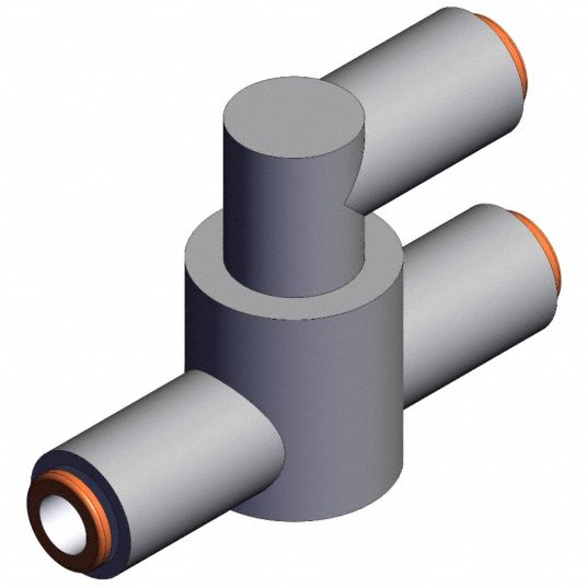 SMC, 1/4 in, 0.05 MPa to 1 MPa, Shuttle Valve - 852MF6|VR1220F-06 ...