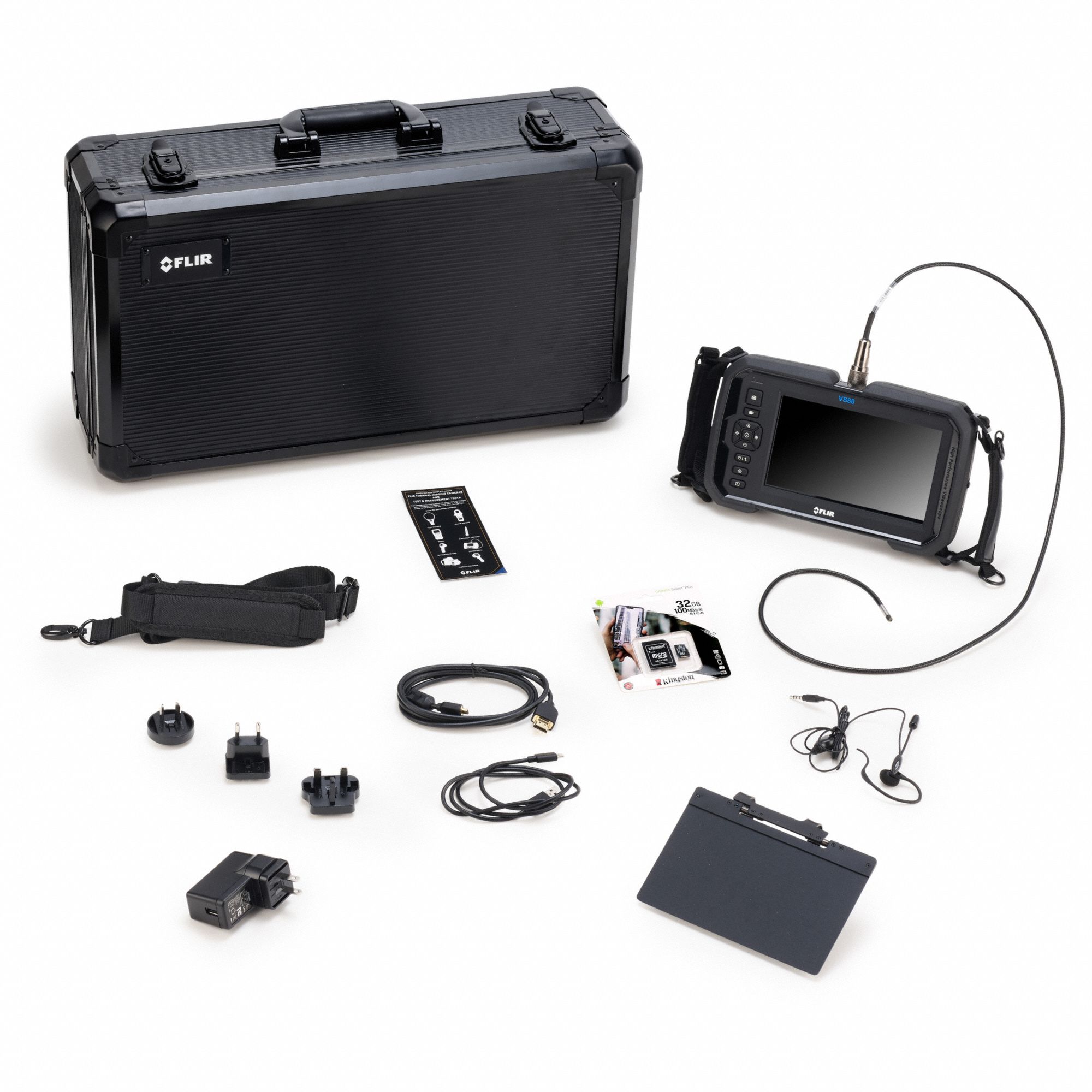 FLIR, 1280 x 720, 1 m Shaft Lg, Videoscope Kit - 797RD2|VS80-KIT-3 ...