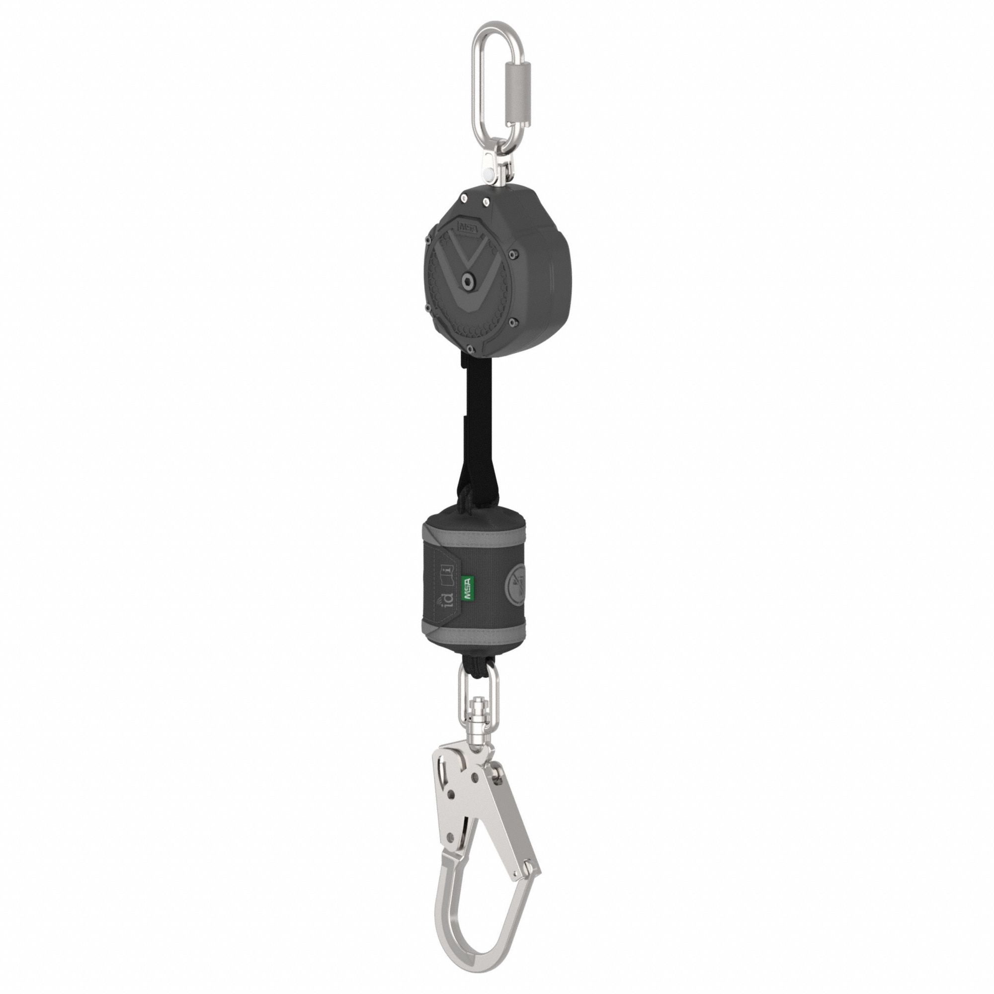 MSA, Aluminum Snap Hook Anchor, Harness Steel Carabiner, Self ...