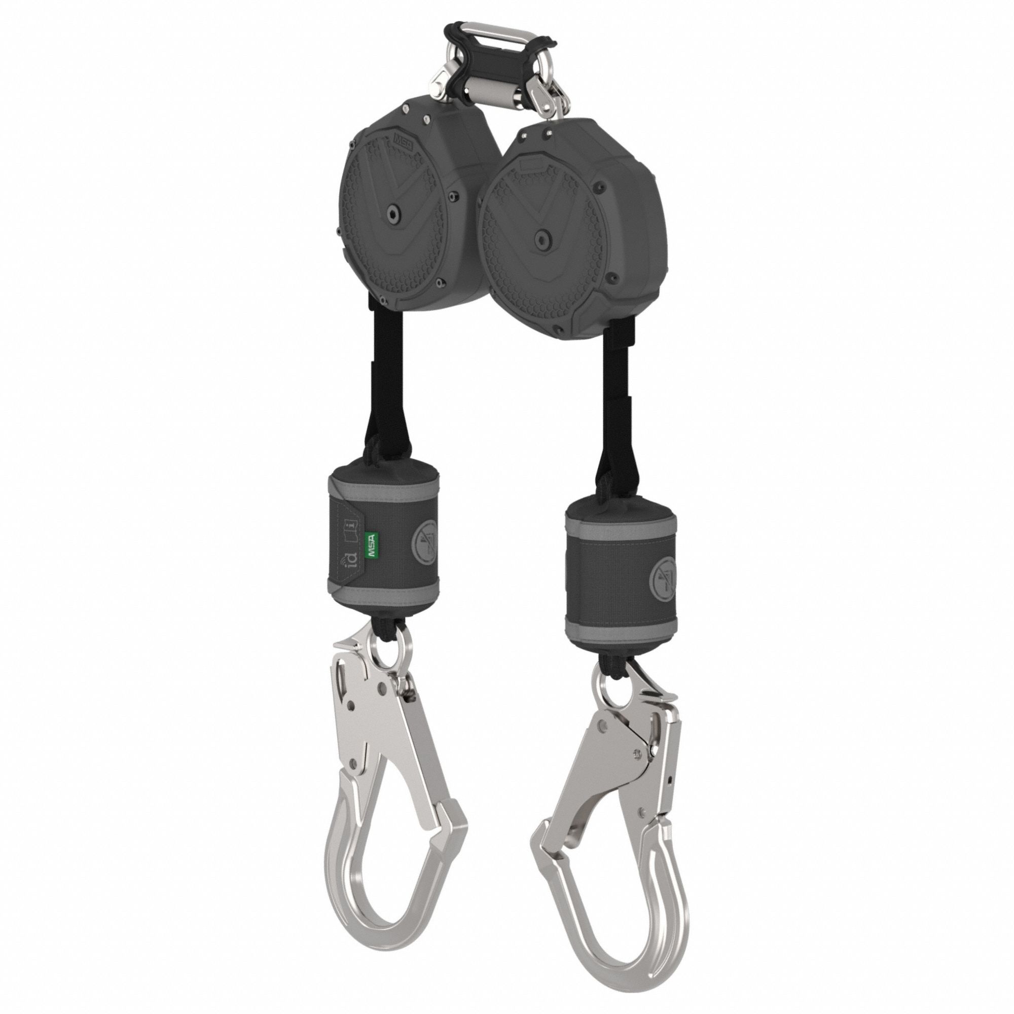 MSA, Aluminum Anchor, Harness Steel Carabiner, Self Retracting Lanyard ...