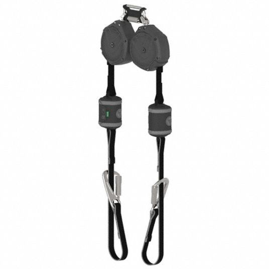 V-SHOCK, Steel Tie-Back Anchor, Harness Aluminum Carabiner, Self ...