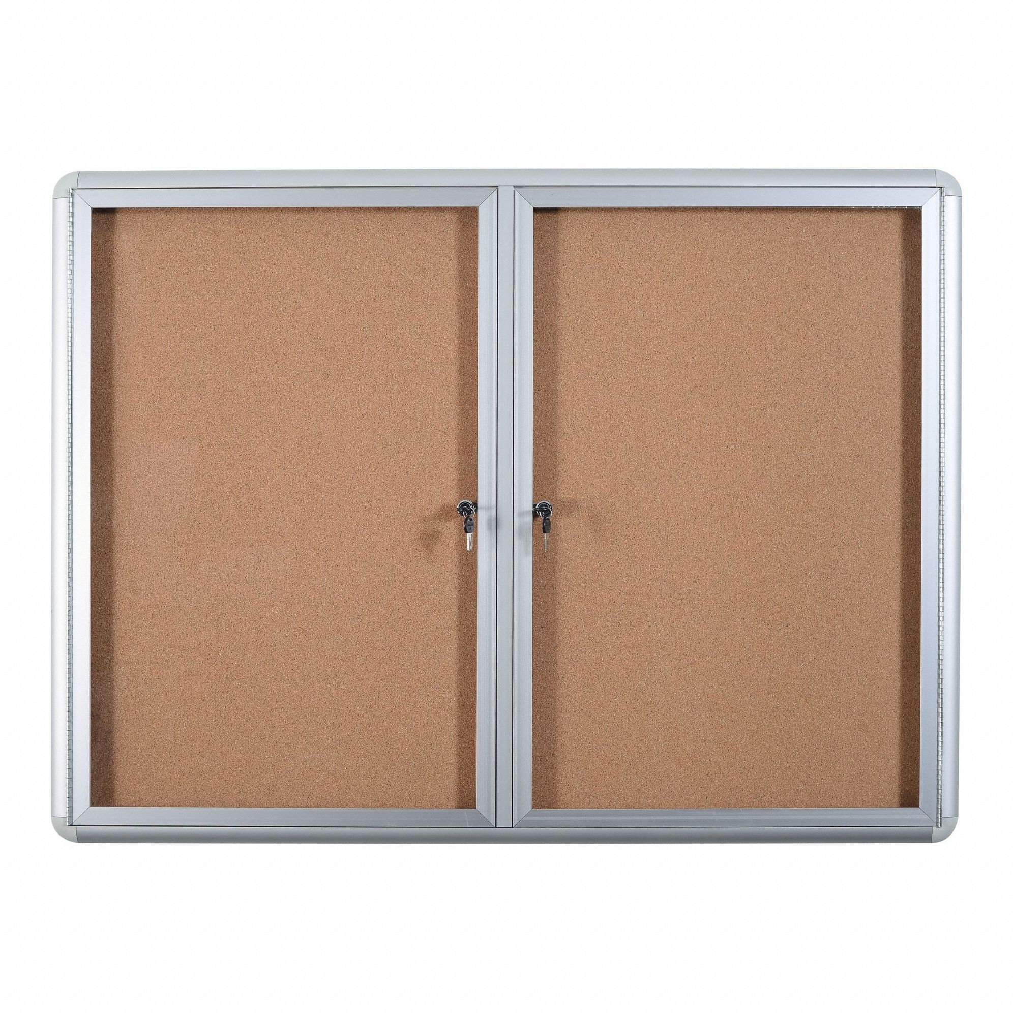 MASTERVISION, Swing Door, Acrylic, Enclosed Bulletin Board - 52XH18|VT640101720 - Grainger