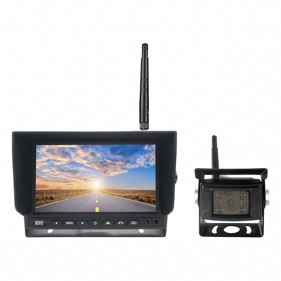 BOYO, Rear View Camera System - 800MP7|VTC702AHD - Grainger