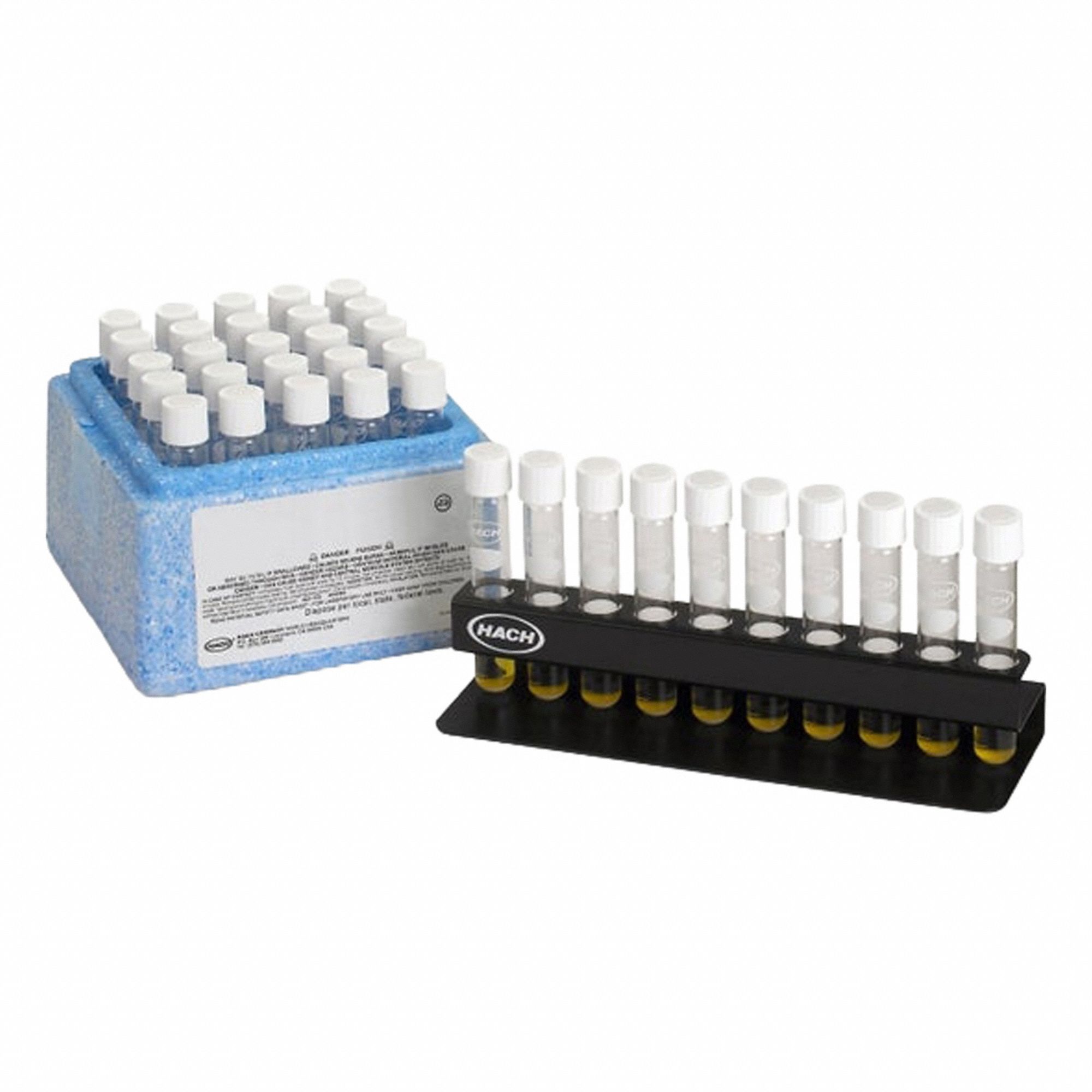 HACH, 3 to 150 mg/L, 2125825, COD Digestion Vials - 897ZH2|2125825 ...