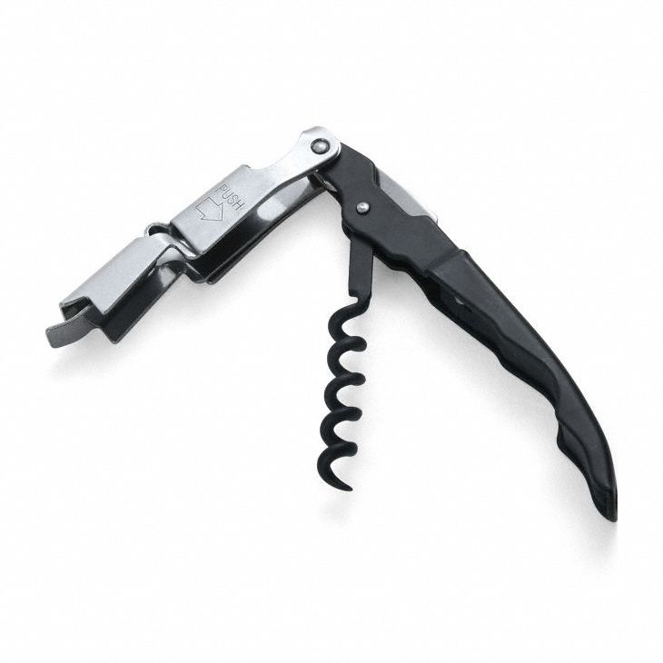RABBIT, Stainless Steel, Black/Red, Corkscrew - 35HV31|W5622T10 - Grainger