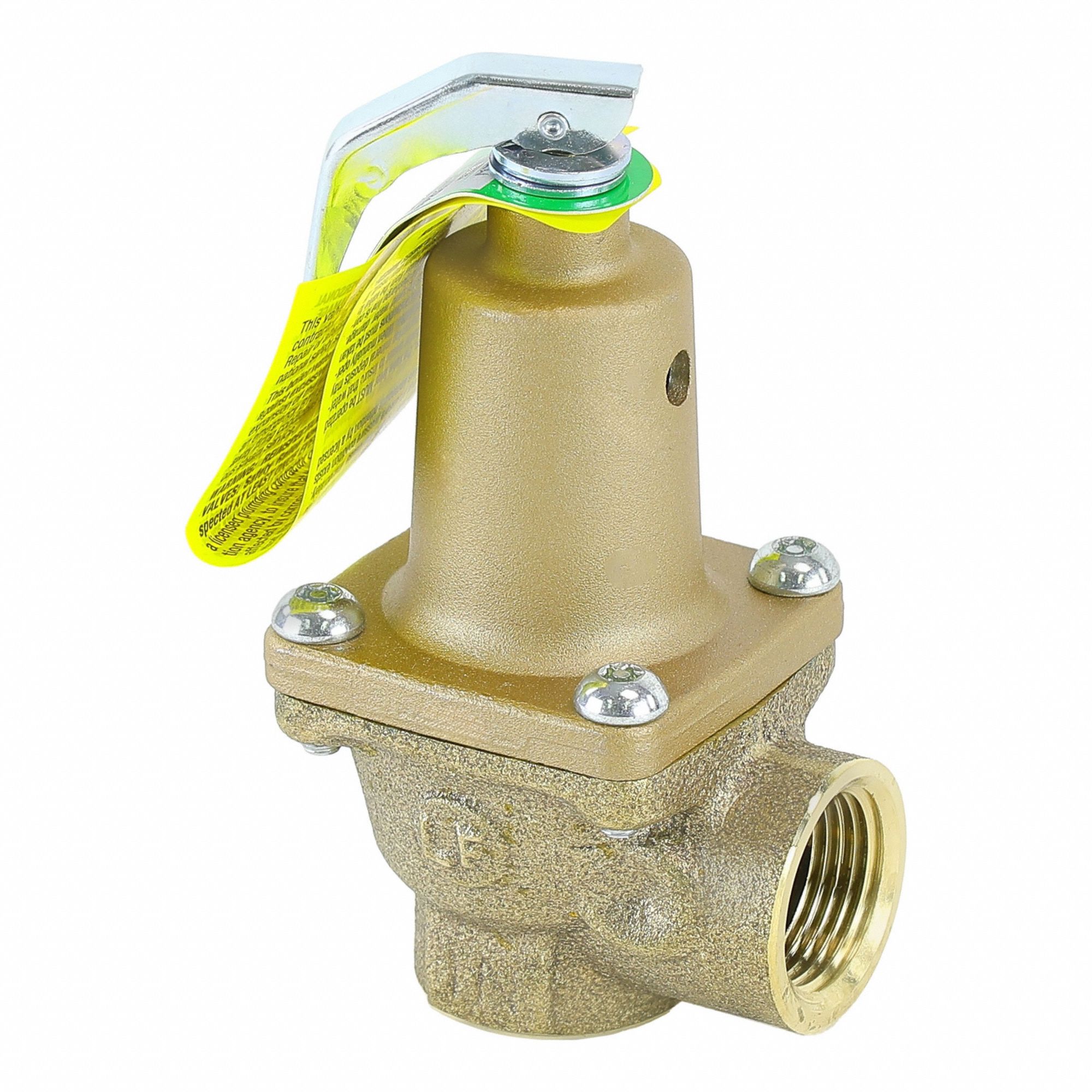 WATTS, FNPTF x FNPTF, 3/4 in x 3/4 in, Pressure Relief Valve - 161Z91 ...