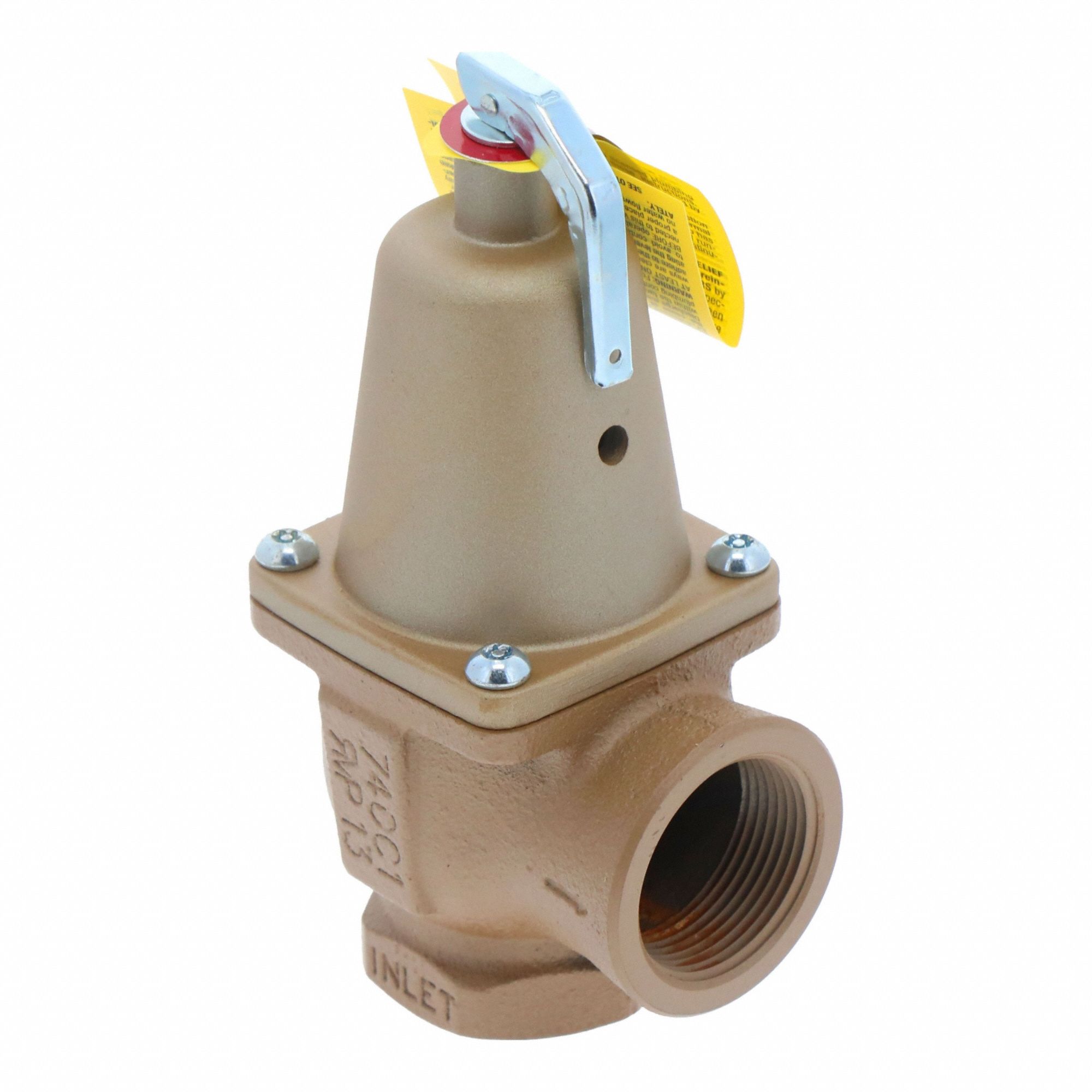 WATTS, FNPTF x FNPTF, 1 in x 1 1/4 in, Boiler Pressure Relief Valve ...