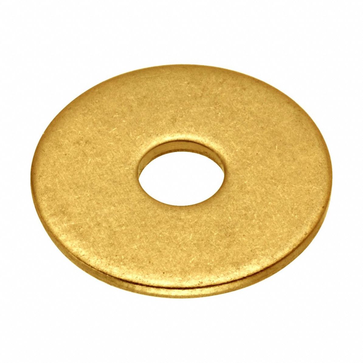 Brass, #6 Screw Sz, Flat Washer - 895WL4|WASB#6WBR - Grainger