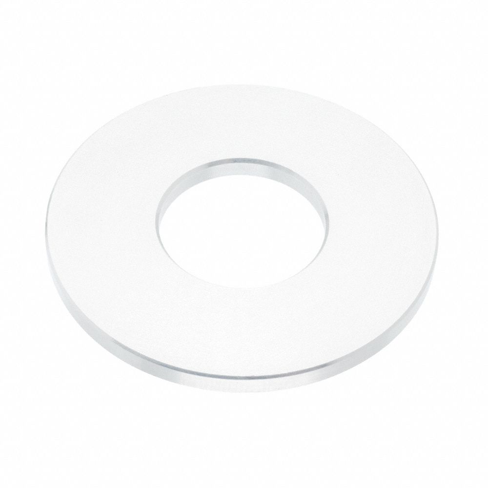 Plastic, M24 Screw Sz, Flat Washer - 894ED3|WASBM24RPTFE - Grainger