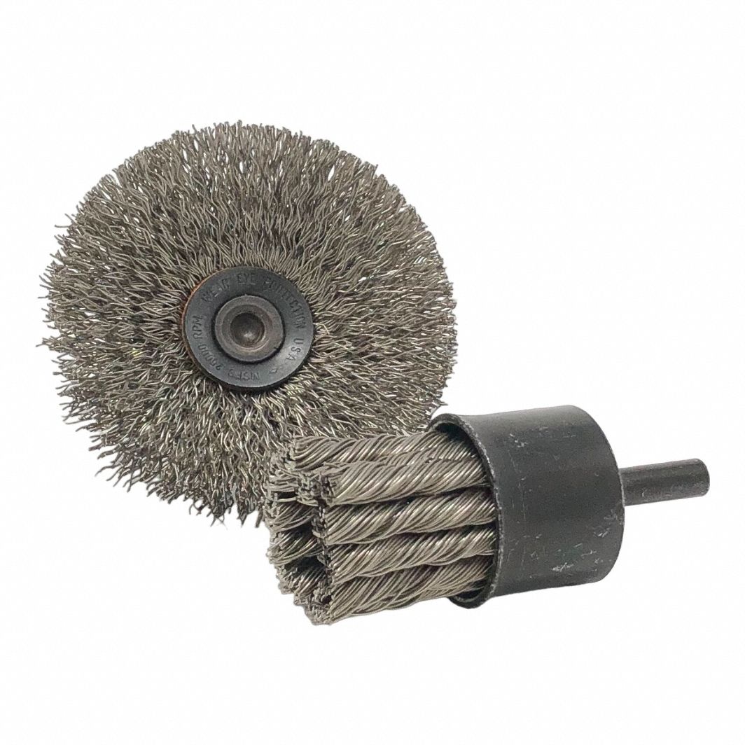 UNITED ABRASIVES-SAIT, Crimp Wire Wheel,3x.014Ss - 58CK06|06714 - Grainger