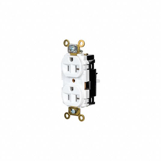 HUBBELL, Duplex, 5-20R, Receptacle - 812AA8|HBL5362STW - Grainger
