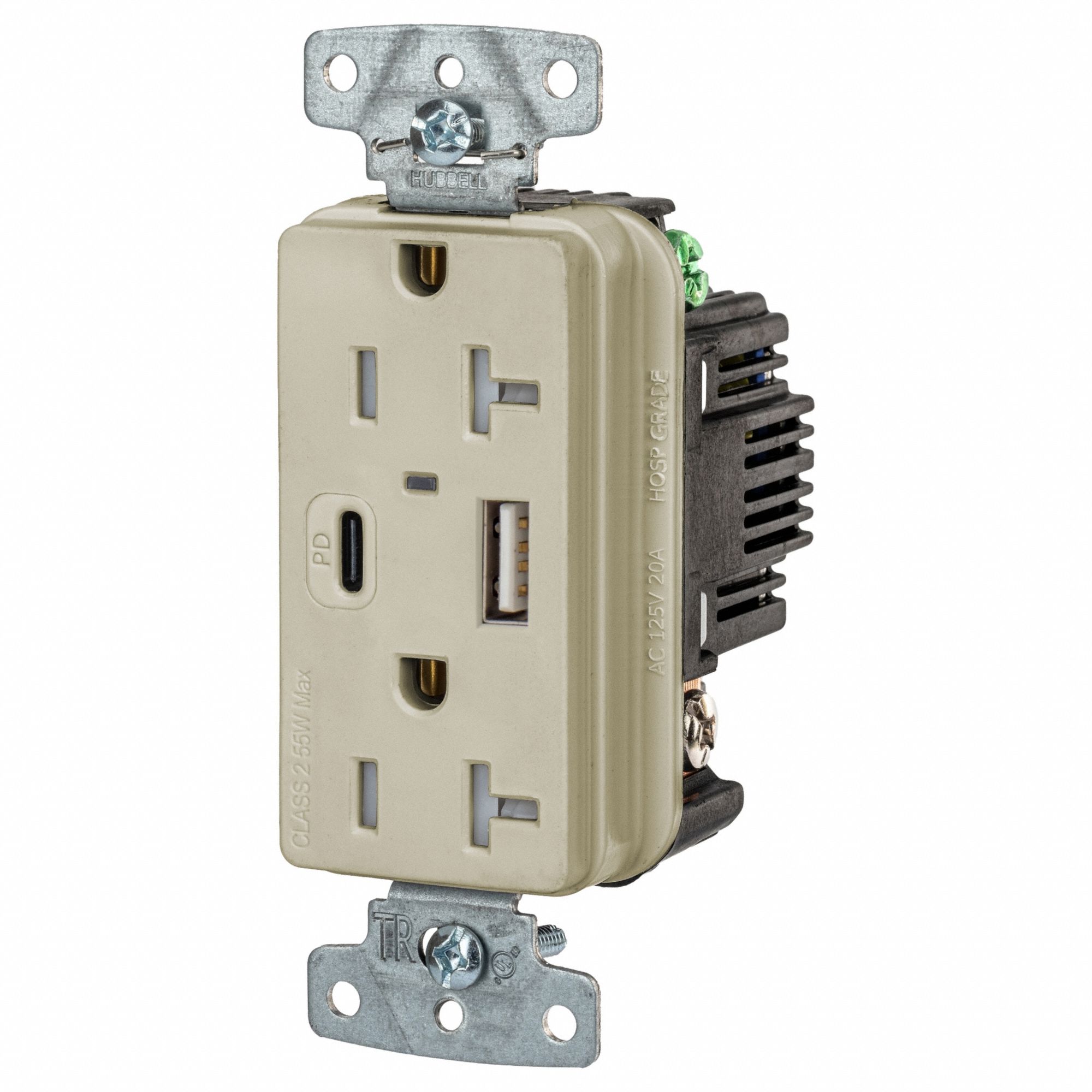 Duplex, 5-20R, USB Receptacle - 816RU4|USB20ACPDI - Grainger