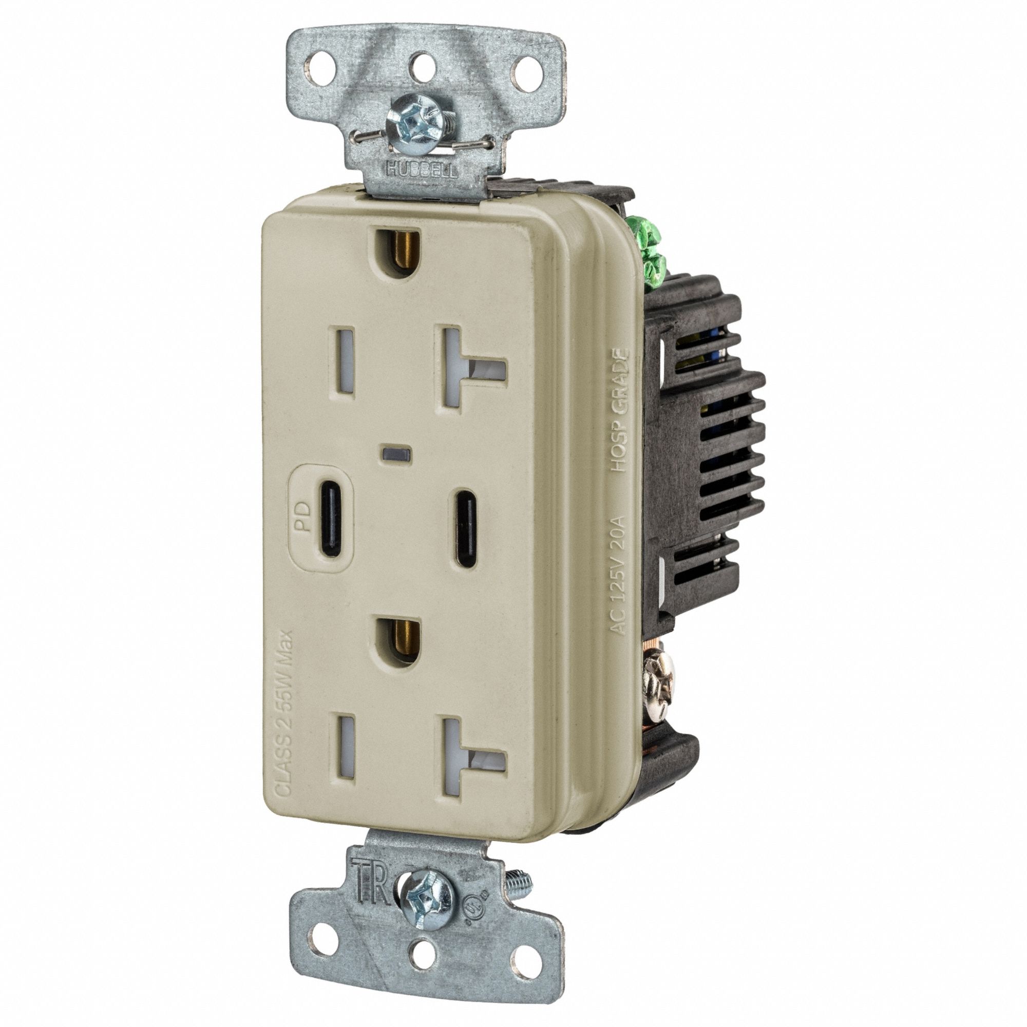 Duplex, 5-20R, USB Receptacle - 816RU9|USB20CPDI - Grainger