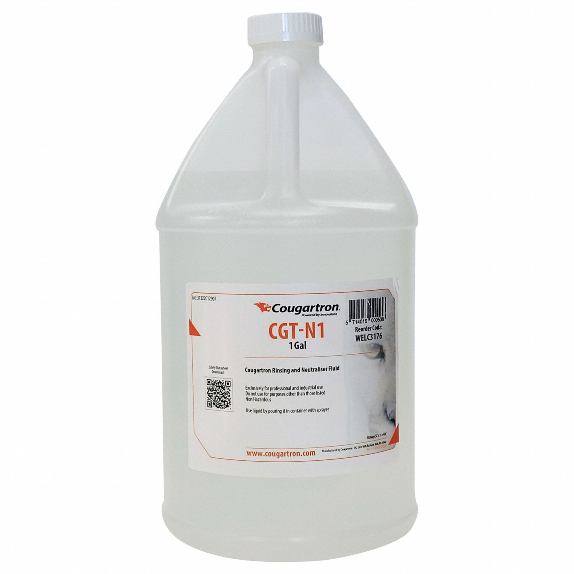 COUGARTRON, CGT-N1, 1 gal, Neutralizing Fluid - 799VA8|WELC3176 - Grainger