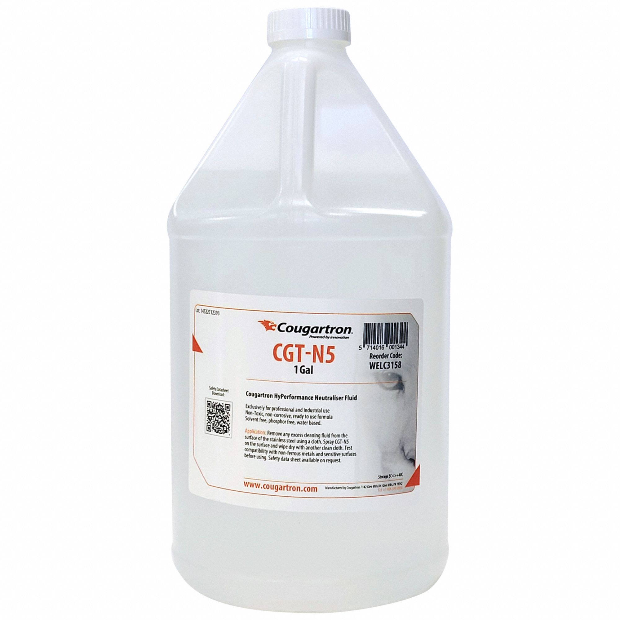COUGARTRON, CGT-N5, 1 gal, Hy Performance Neutralizing Fluid - 799VC1 ...