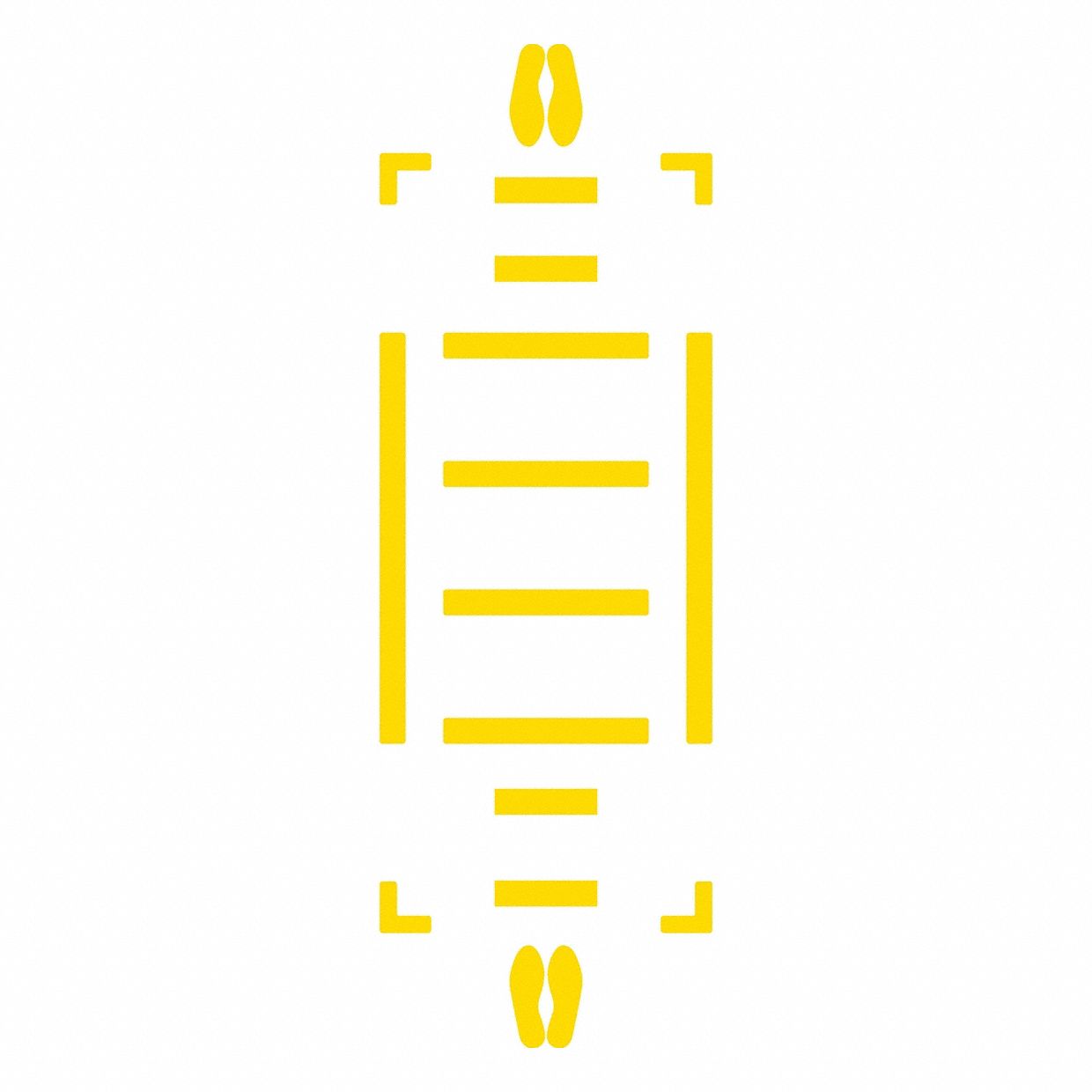 Footprint, Solid, Floor Marking Tape Kit - 821X27|WFK35YL - Grainger
