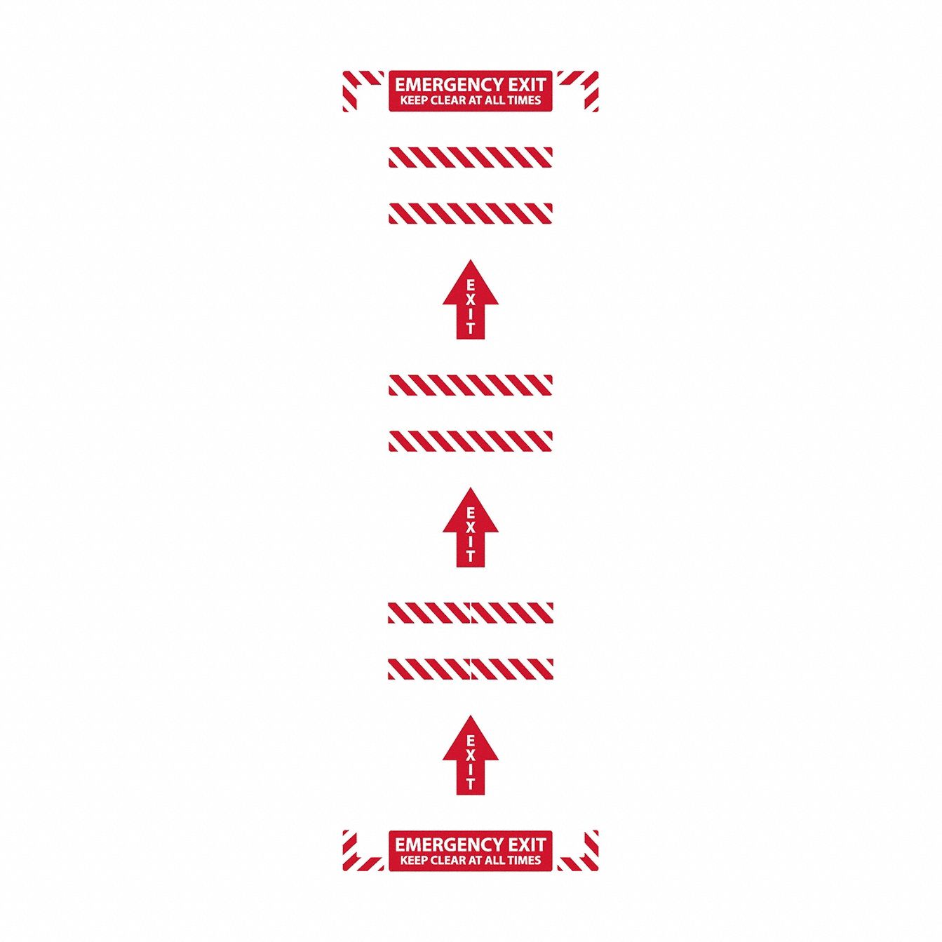 Polypropylene/Vinyl, Adhesive Sign Mounting, Floor Sign - 824WA0|WFK37 ...