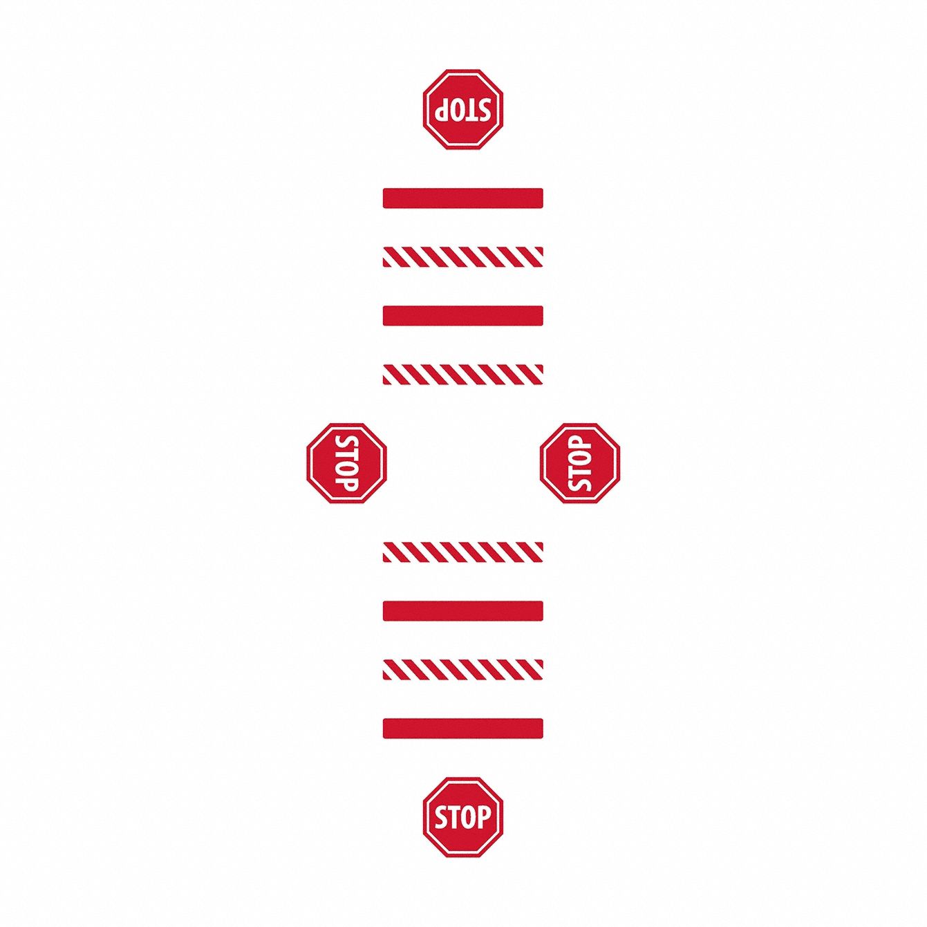 Polypropylene/Vinyl, Adhesive Sign Mounting, Floor Sign - 824W96|WFK39 ...