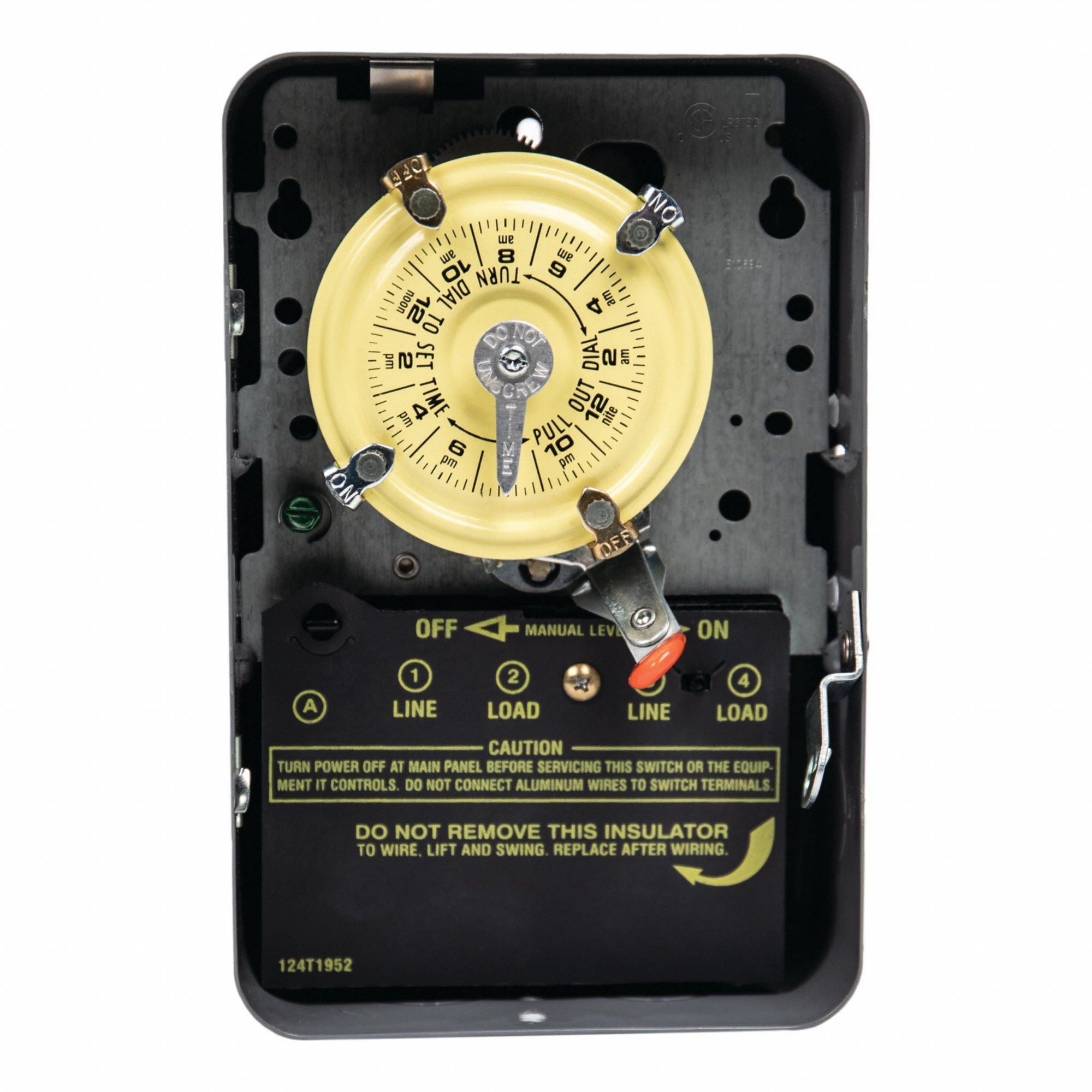 INTERMATIC, 24 hr, 208-277V AC, Electromechanical Timer - 1A573|WH-40 ...