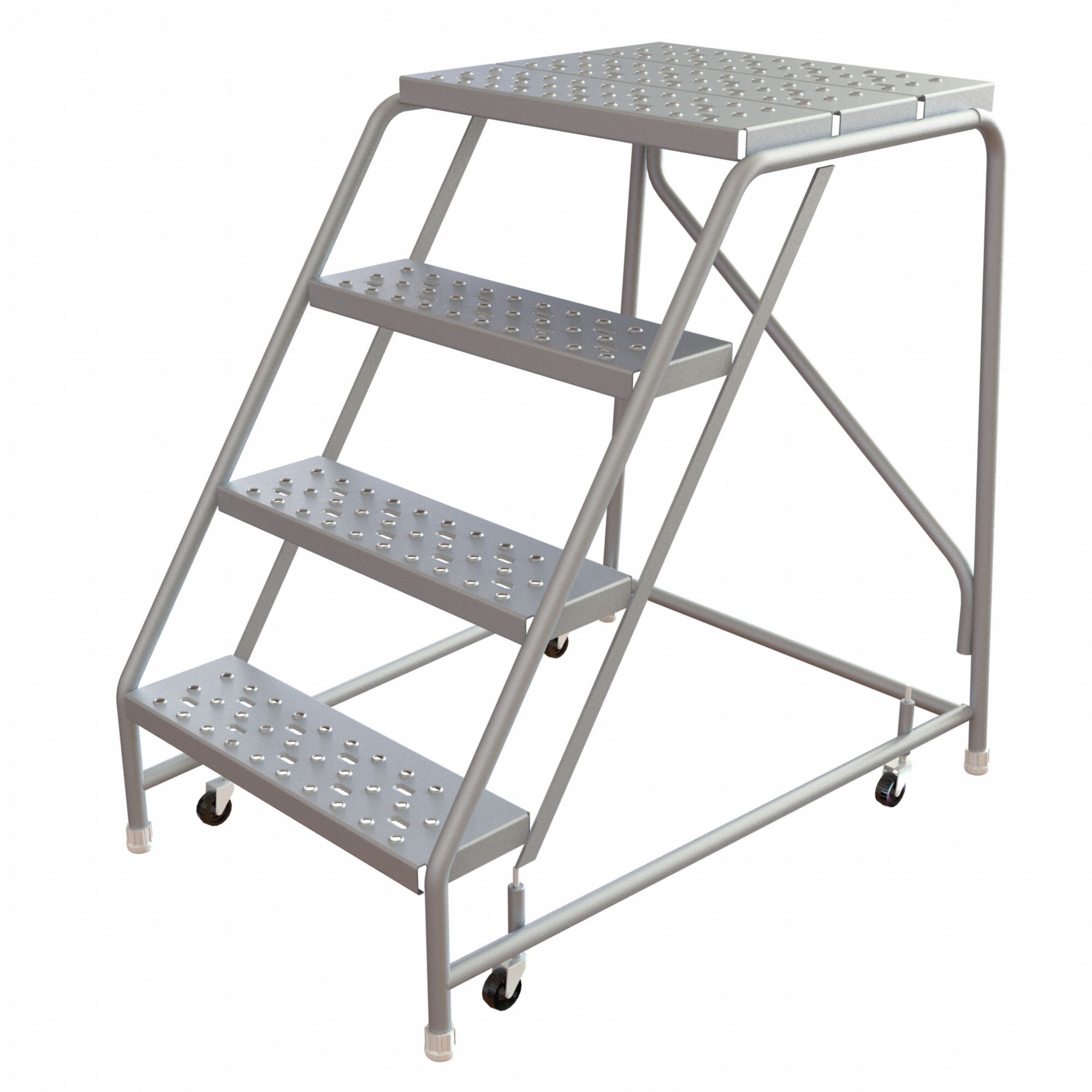 BALLYMORE, 3.3 ft Platform Ht, Assembled, Rolling Ladder - 799ZH9 ...
